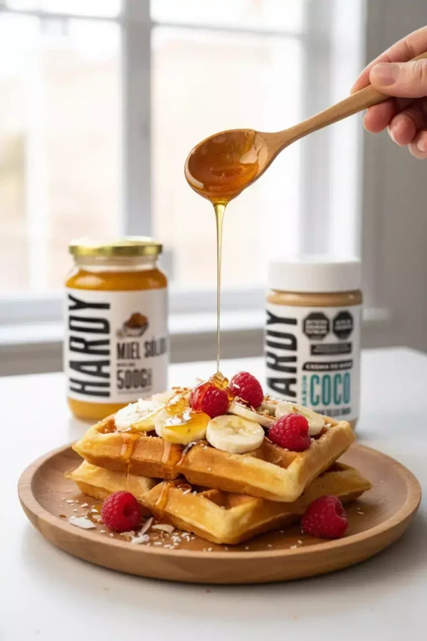 Waffles Fit con Miel Hardy - Recetas HARDY